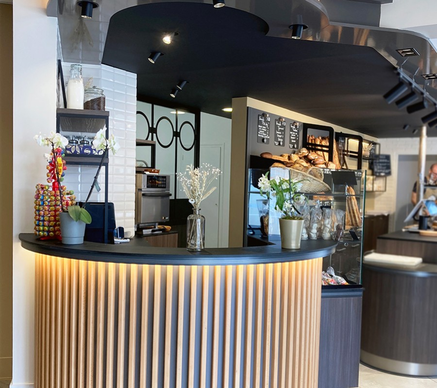 Zoom sur le comptoir café : création et installation d'un comptoir café ...